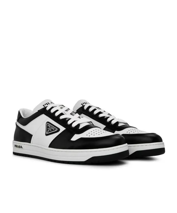 Prada Downtown Leather Low-top Sneakers