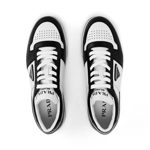 Prada Downtown Leather Low-top Sneakers