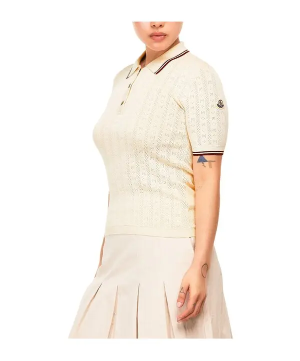 Moncler Short Sleeve Polo Shirt