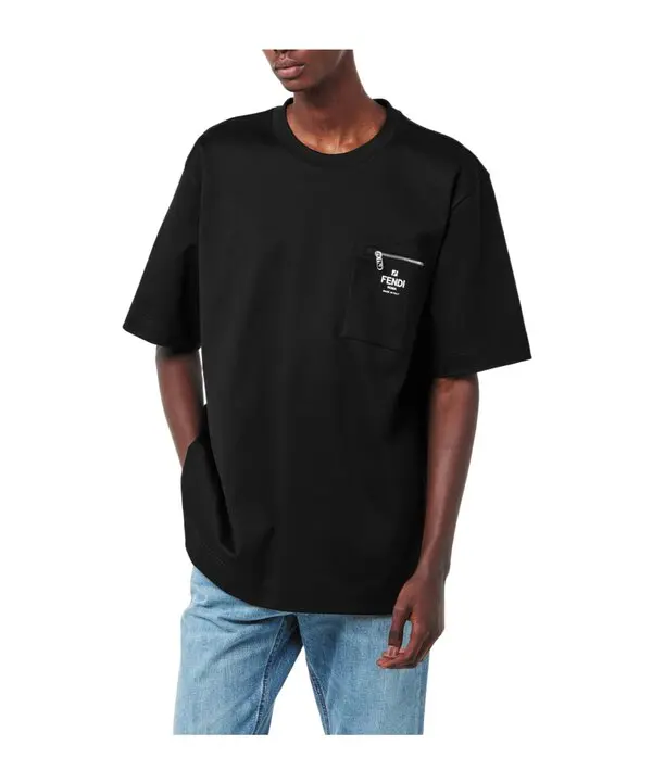 Fendi Logo T-shirt - Black