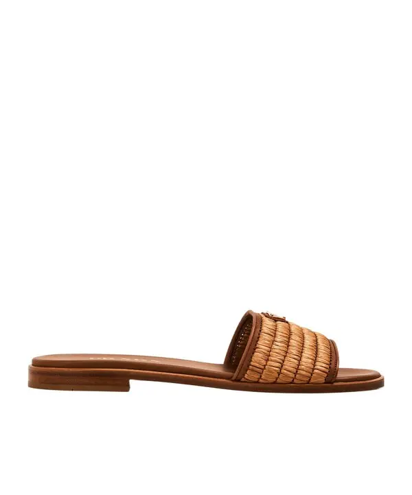 Prada Straw Sandals