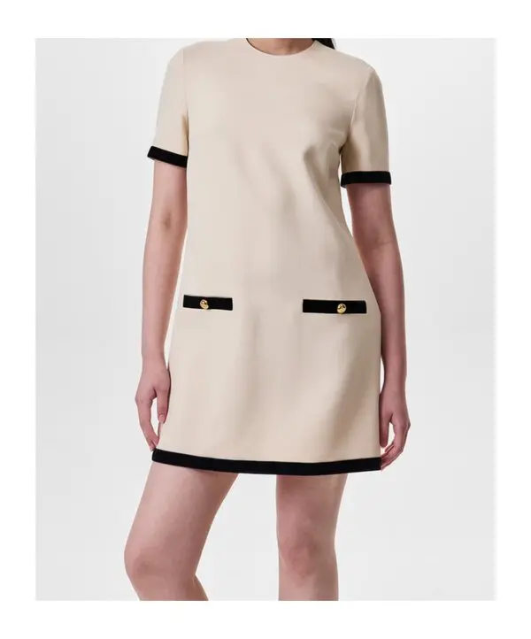 Prada Sablè Short-sleeved Mini Dress