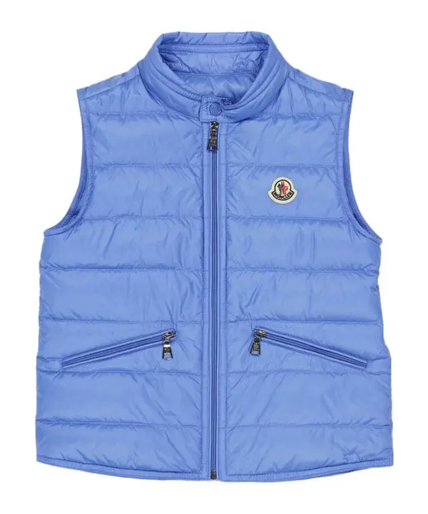 Moncler Logo Patch Quilted Vest