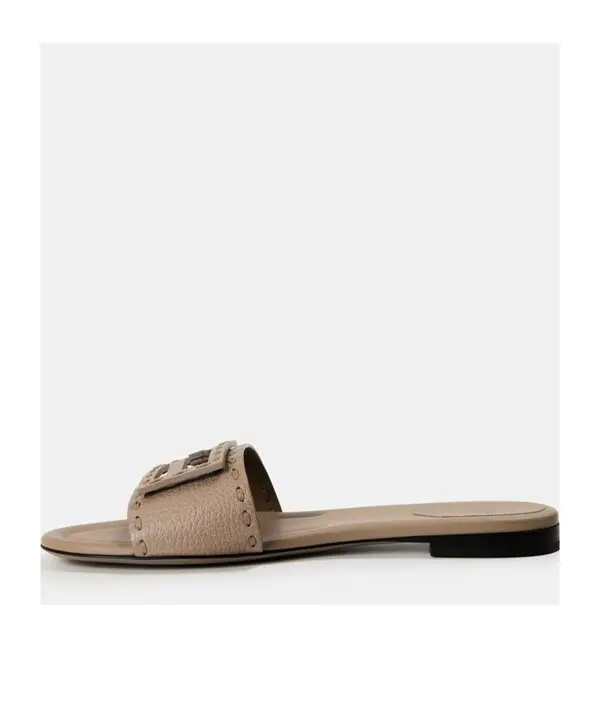 Fendi Flat Logo Sandals