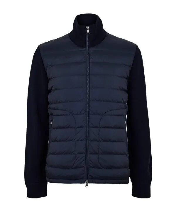 Moncler Wool Zipper Coat