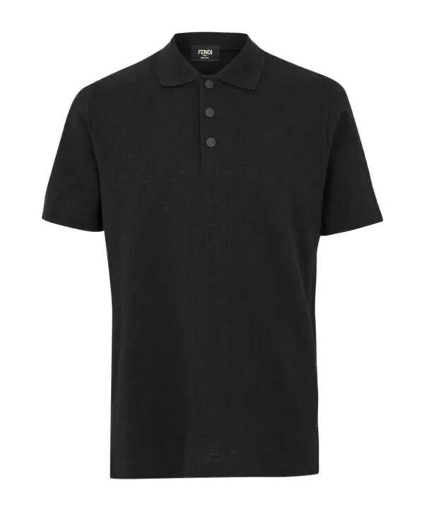 Fendi Monogram Ff Short-sleeve Polo Shirt