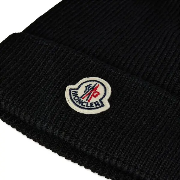 Moncler Logo Wool Beanie
