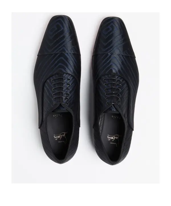 CHRISTIAN LOUBOUTIN Jacquard Lace-up Derbies