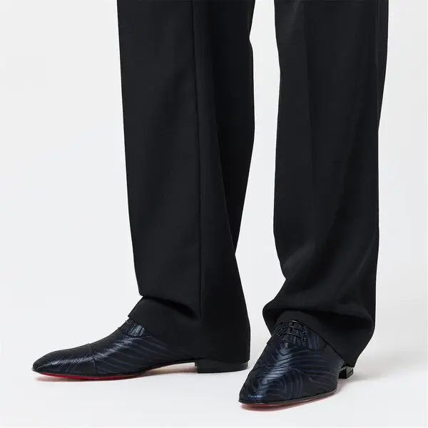 CHRISTIAN LOUBOUTIN Jacquard Lace-up Derbies