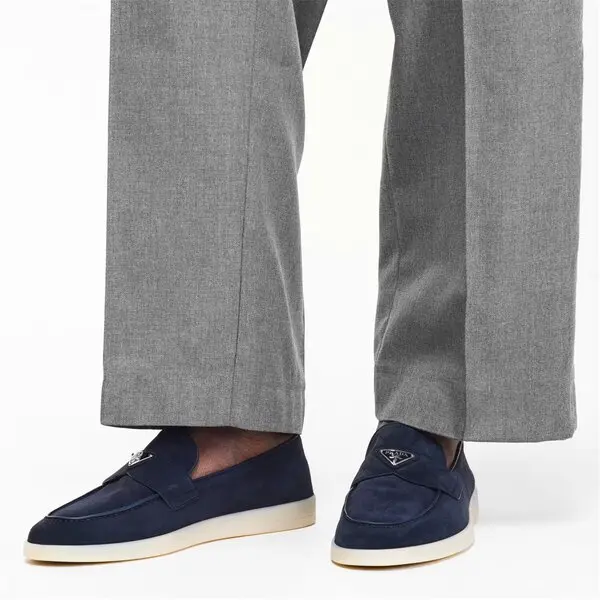Prada Logo Loafers
