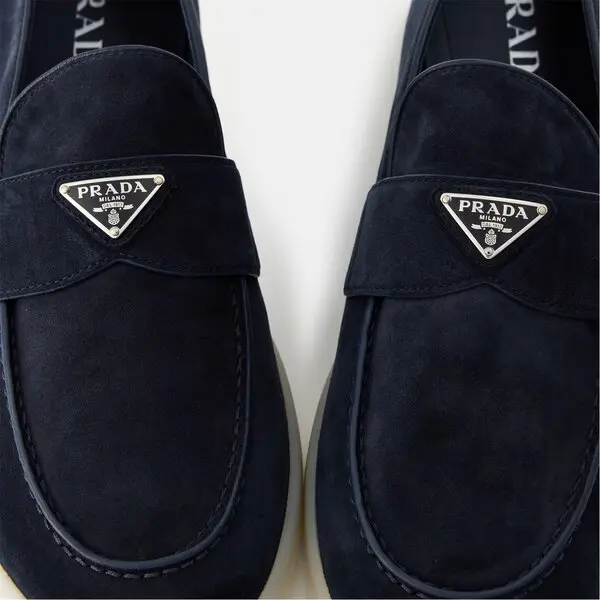 Prada Logo Loafers
