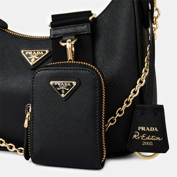 Prada Re-edition 2005 Logo Shoulder Bag