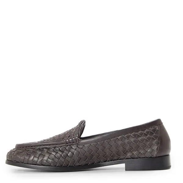 Bottega Veneta Woven Leather Loafers