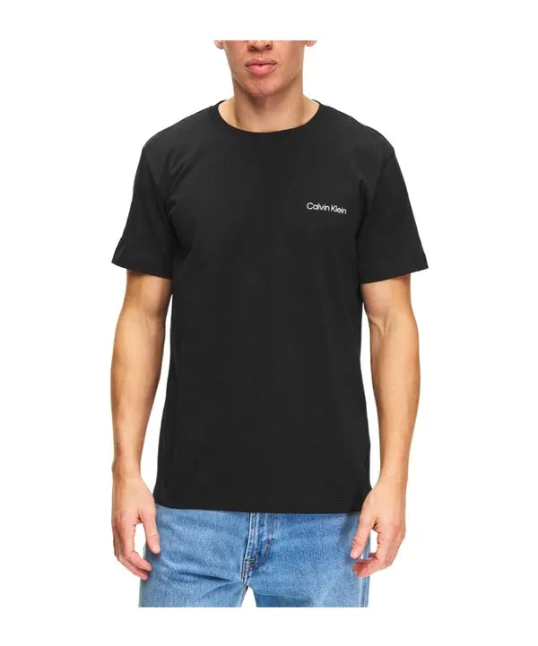 Calvin Klein Fashionable Casual Crew Neck T-shirt - Black