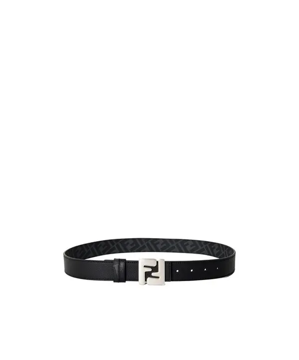 Fendi Ff Reversible Leather Belt