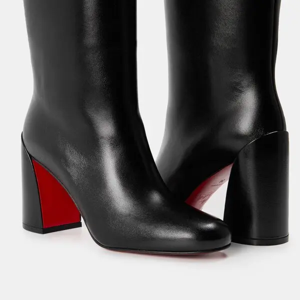 CHRISTIAN LOUBOUTIN Knee-high Block Heel Boots