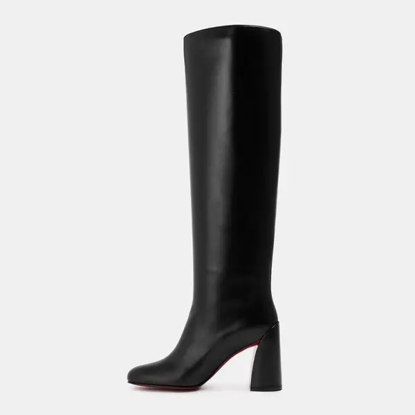 CHRISTIAN LOUBOUTIN Knee-high Block Heel Boots