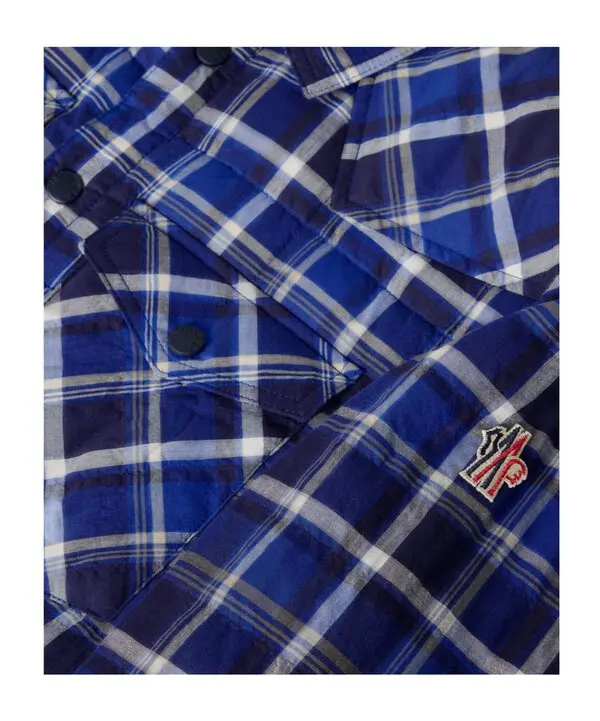 Moncler Shirt-style Jacket - Blue