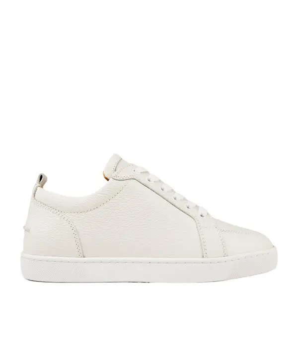 CHRISTIAN LOUBOUTIN Black Leather Sneakers