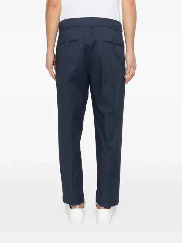 Eleventy Elasticated Waist Trousers With Front Pleats