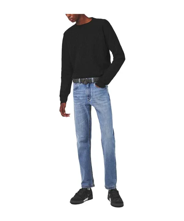 Fendi Crew Neck Knit Long Sleeve Top
