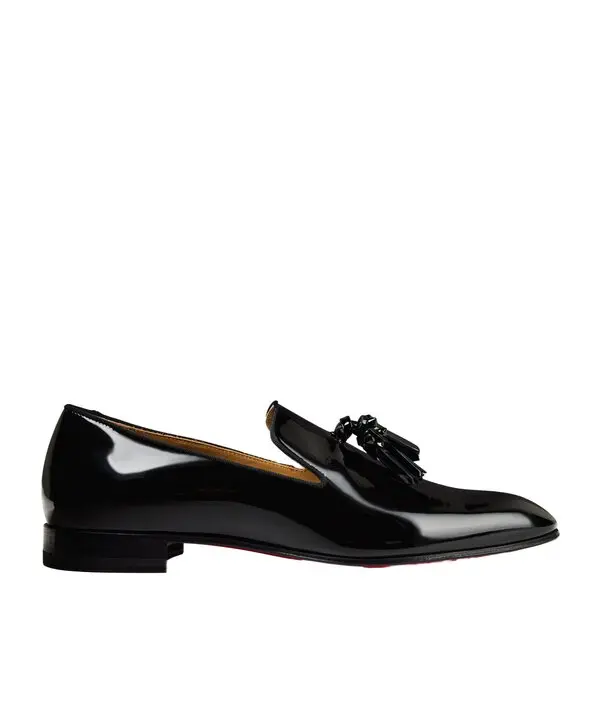 CHRISTIAN LOUBOUTIN Patent Leather Loafers With Tassel Detail