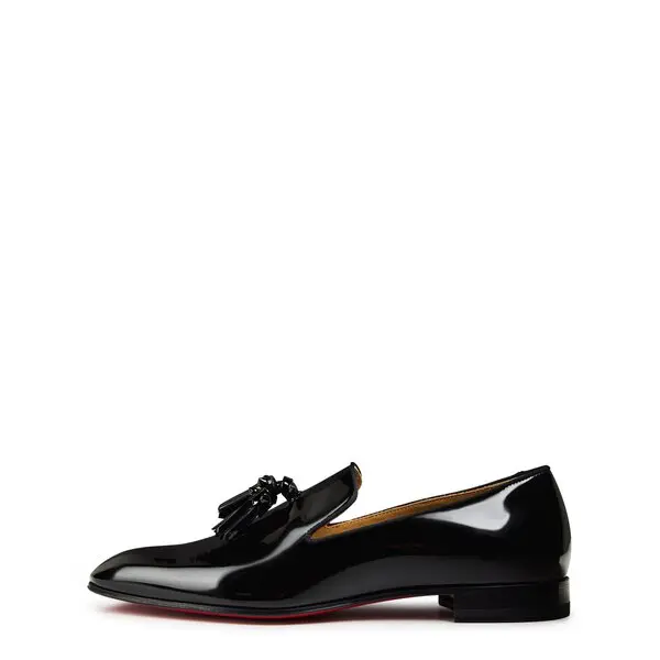 CHRISTIAN LOUBOUTIN Patent Leather Loafers With Tassel Detail