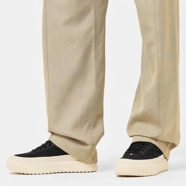Moncler Low Top Sneakers With Quilted And Paneled Upper