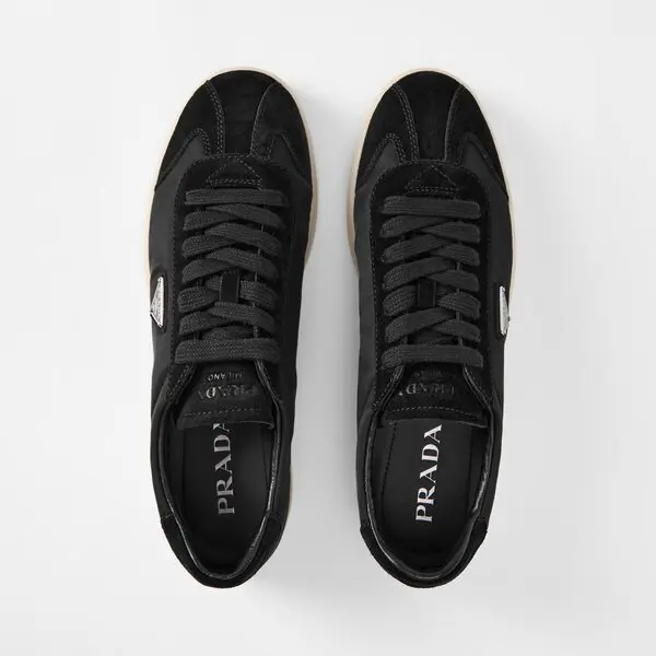 Prada Low-top Sneakers With Triangle Logo