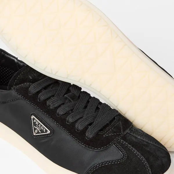 Prada Low-top Sneakers With Triangle Logo