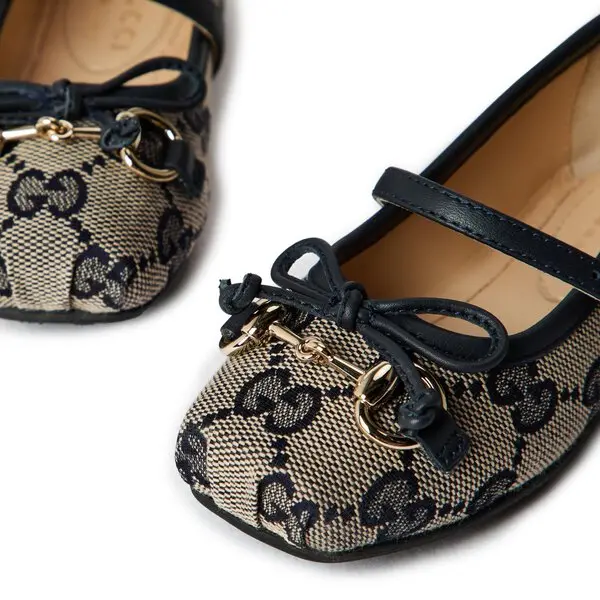 Gucci Logo Detail Ballet Flats