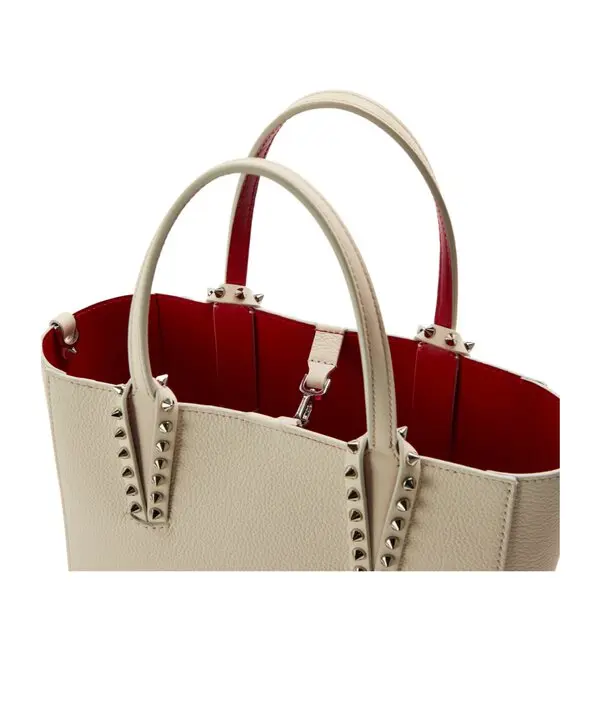 CHRISTIAN LOUBOUTIN Grained Leather Tote Bag