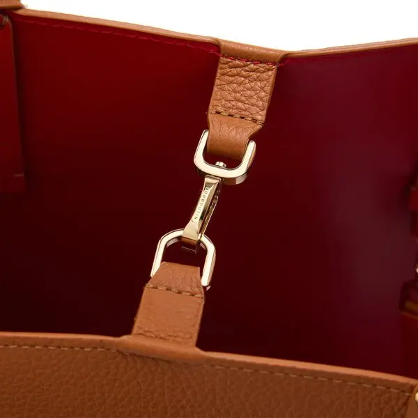 CHRISTIAN LOUBOUTIN Premium Cowhide Tote Bag - Brown