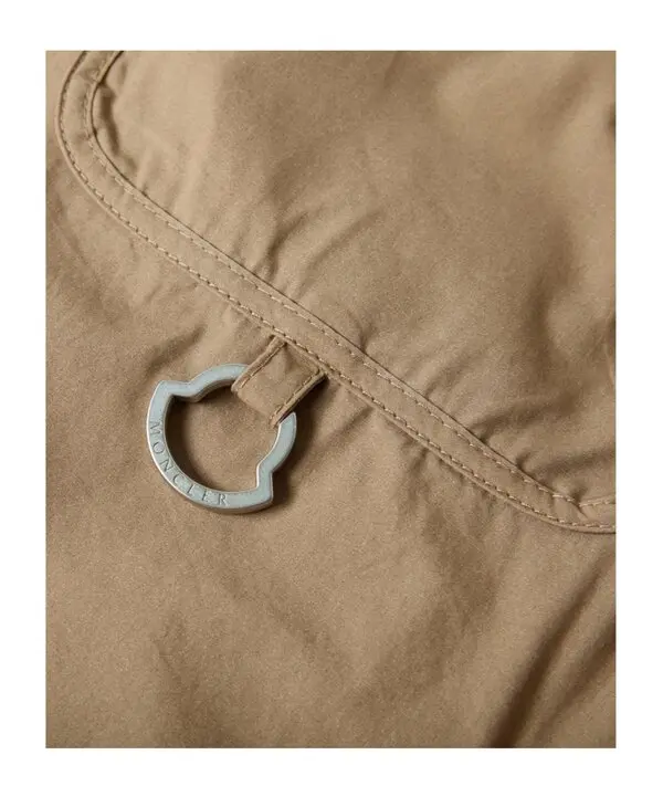 Moncler Zip-up Overshirt With Pointed Collar
