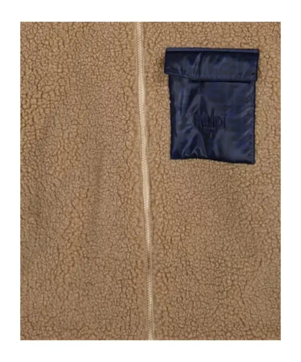 Fendi Teddy Fleece Slim Jacket