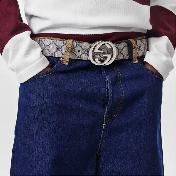 Gucci Interlocking G Logo Belt