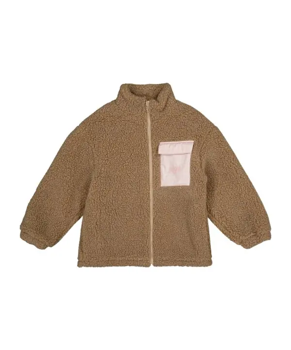 Fendi Teddy Fleece Slim Jacket - Brown