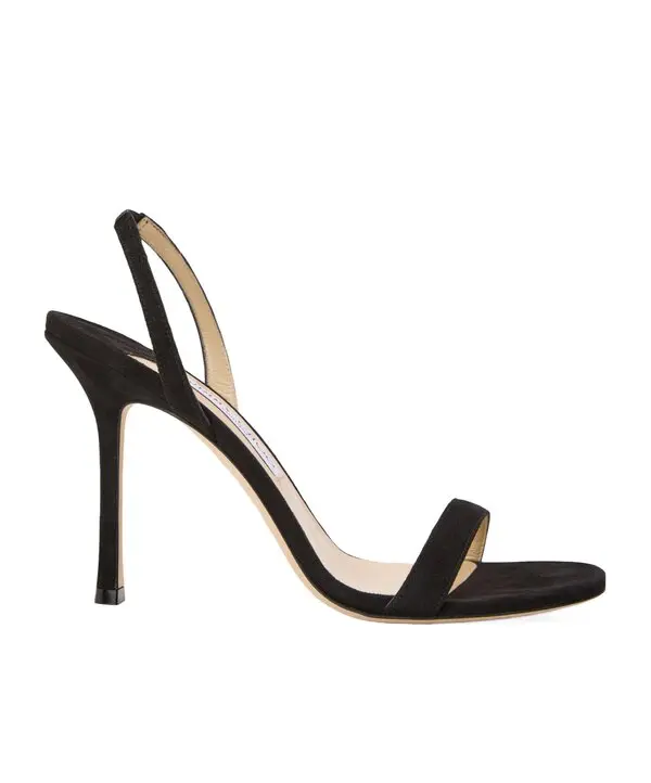 JIMMY CHOO Minimalist High-heeled Sandals - Black