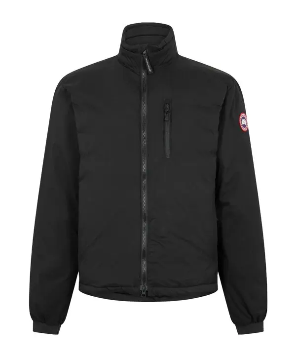 Canada Goose Stand Collar Padded Jacket With Chest Zipper Pocket And Arm Logo Patch