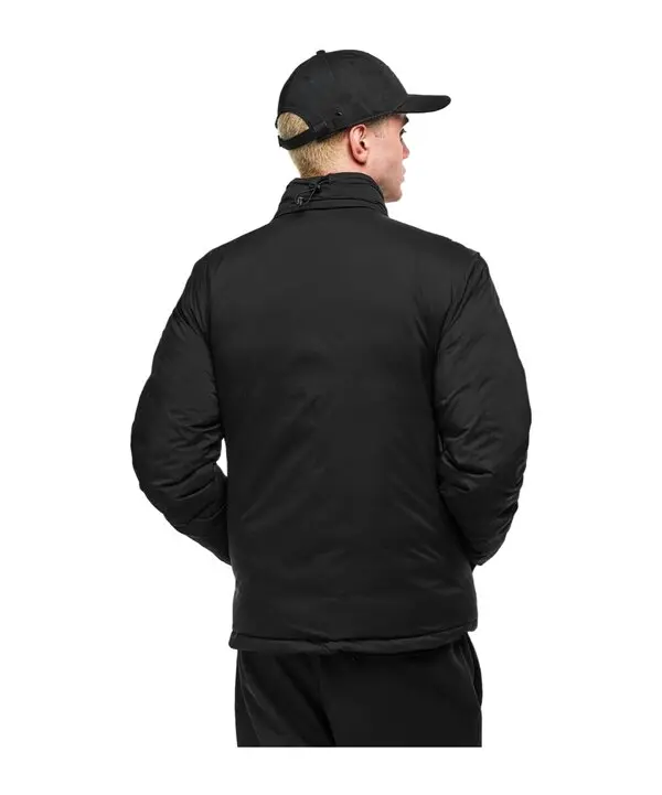 Canada Goose Stand Collar Padded Jacket With Chest Zipper Pocket And Arm Logo Patch