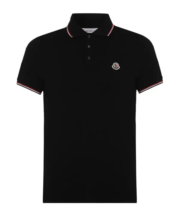 Moncler Logo Short Sleeve Polo Shirt