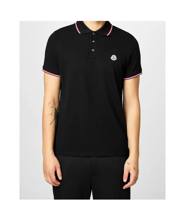 Moncler Logo Short Sleeve Polo Shirt