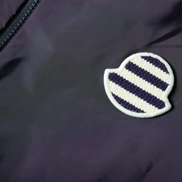 Moncler Hooded Windbreaker With Logo Patch