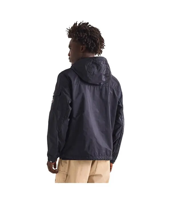 Moncler Hooded Windbreaker With Logo Patch