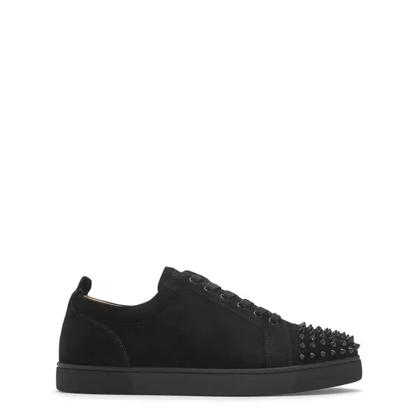 CHRISTIAN LOUBOUTIN Suede Studded Low Top Sneakers