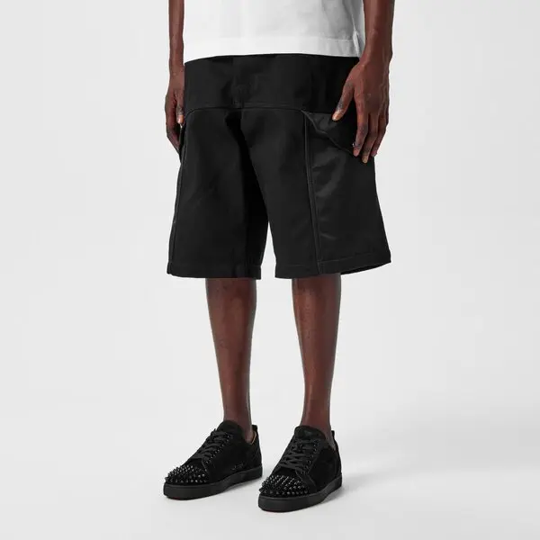 CHRISTIAN LOUBOUTIN Suede Studded Low Top Sneakers