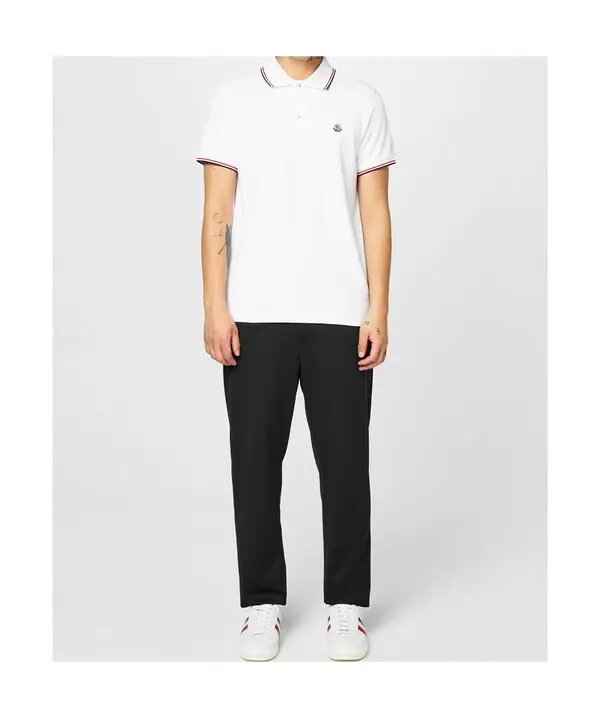 Moncler Logo Short Sleeve Polo Shirt