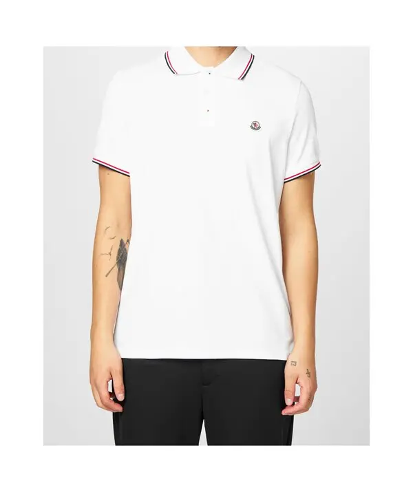 Moncler Logo Short Sleeve Polo Shirt