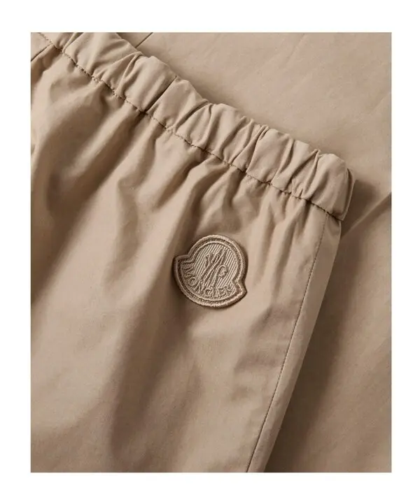 Moncler Elasticated Waist Wide-leg Trousers - Nude