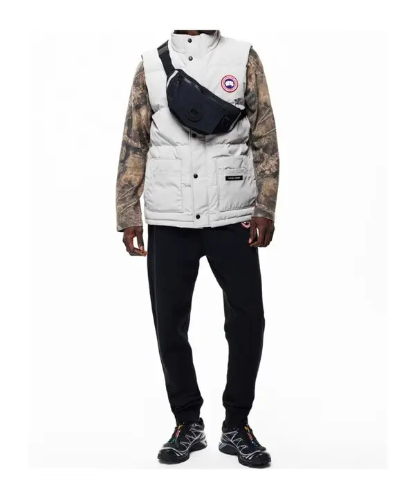 Canada Goose Puffer Vest With Logo Patch